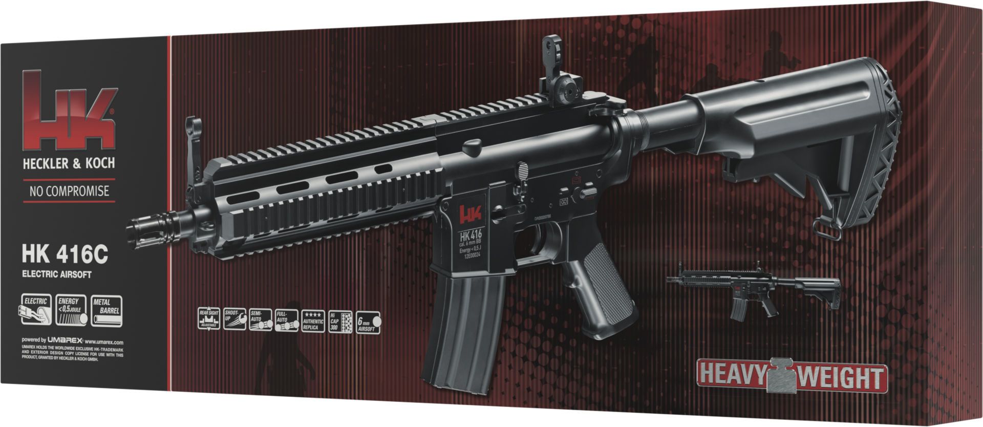 Heckler & Koch HK 416 CQB black 6mm AEG - ab 16 Jahren | 109452